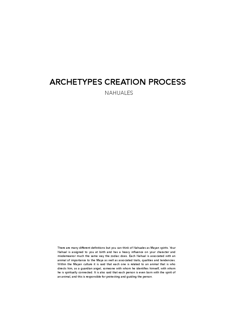 Archetypes Creation | Download Free PDF | Curiosity | Self