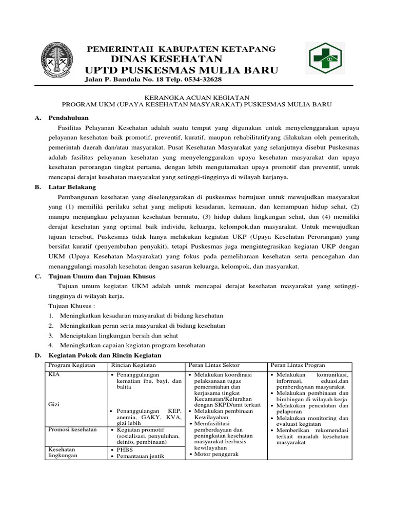 Kak Program Ukm | PDF