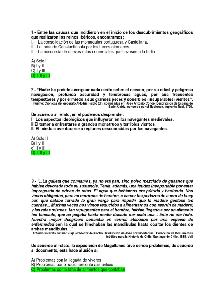Prueba de Unidad 1er Ciclo Unidad 1 | PDF | España | Américas