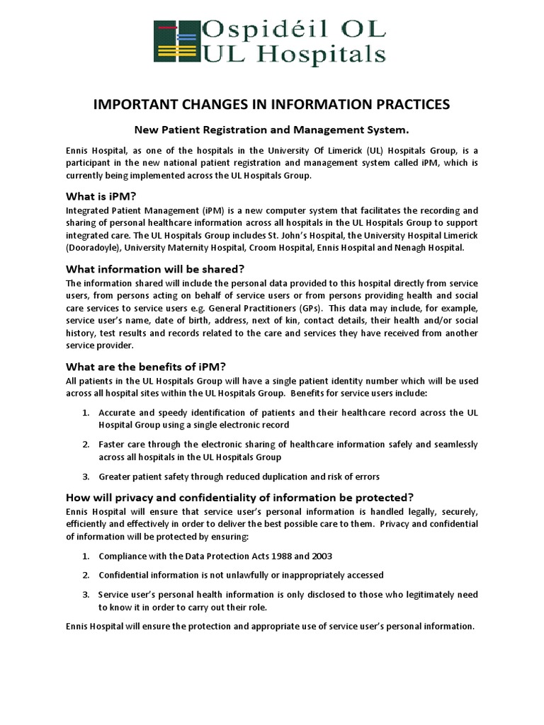 Ipms | PDF | Health Care | Hospital