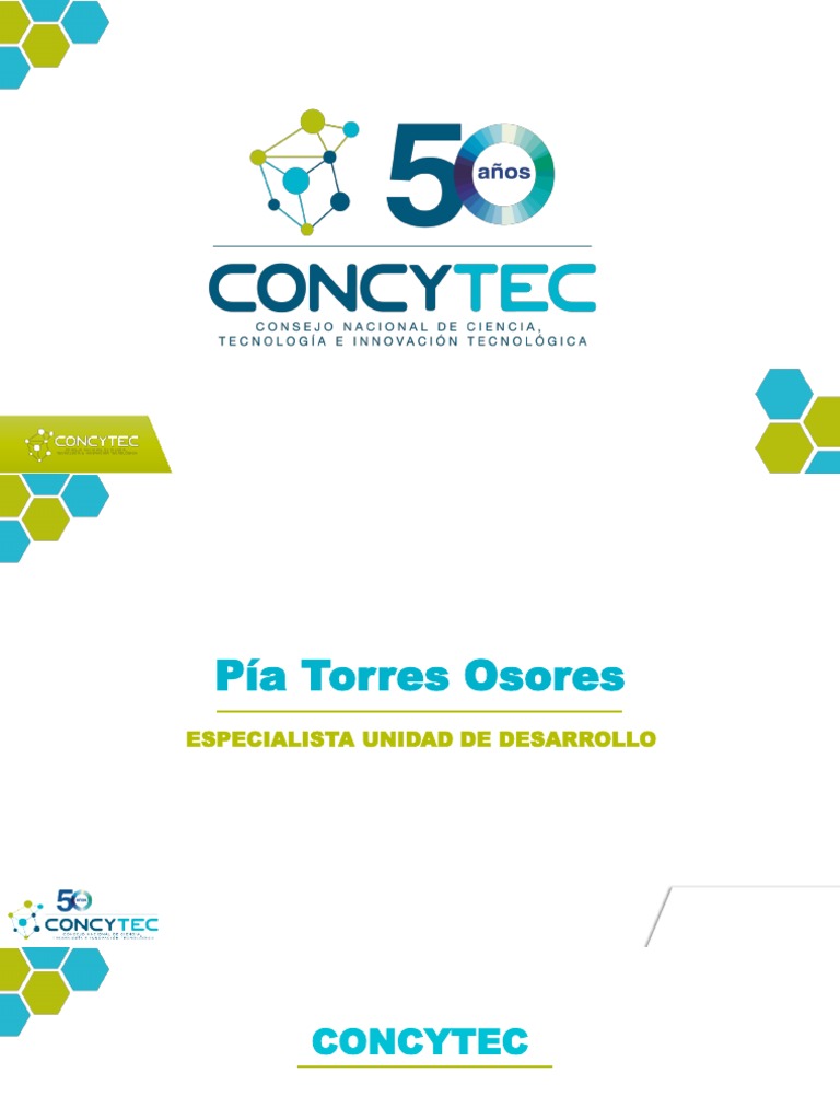 Logo y Proyectos de CONCYTEC 2018 | PDF | Ingeniería | Biotecnología
