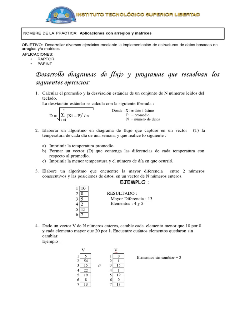 Taller Algortimos | PDF | Matriz (Matemáticas) | Algoritmos