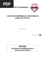 M-CHAT-R F Spanish Spain | PDF | Autismo