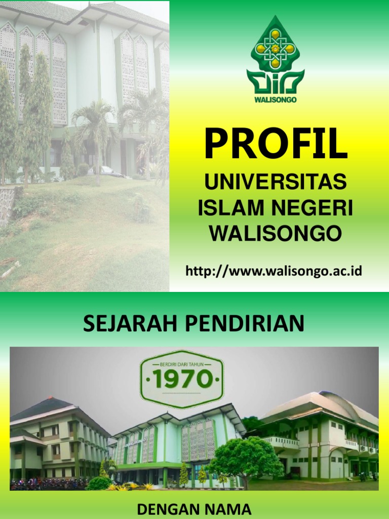 Slide Profil UIN Walisongo | PDF