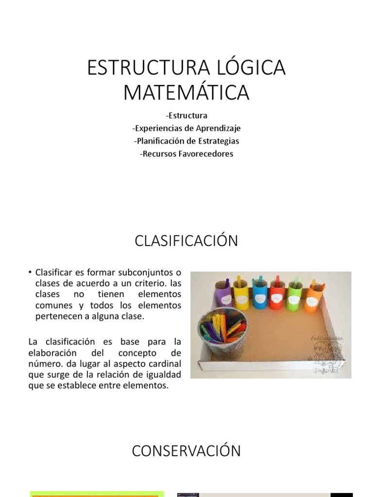 Estructura Lógica Matemática | PDF | Conjunto (Matemáticas) | Lógica