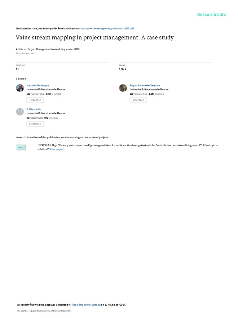Value Stream Mapping of A Complete Product | PDF | Procurement ...