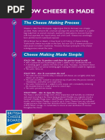 Cheese Production Process Explained | PDF