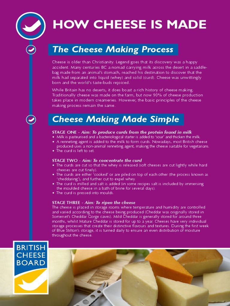 How Cheese Is Made: The Cheese Making Process | Download Free PDF ...