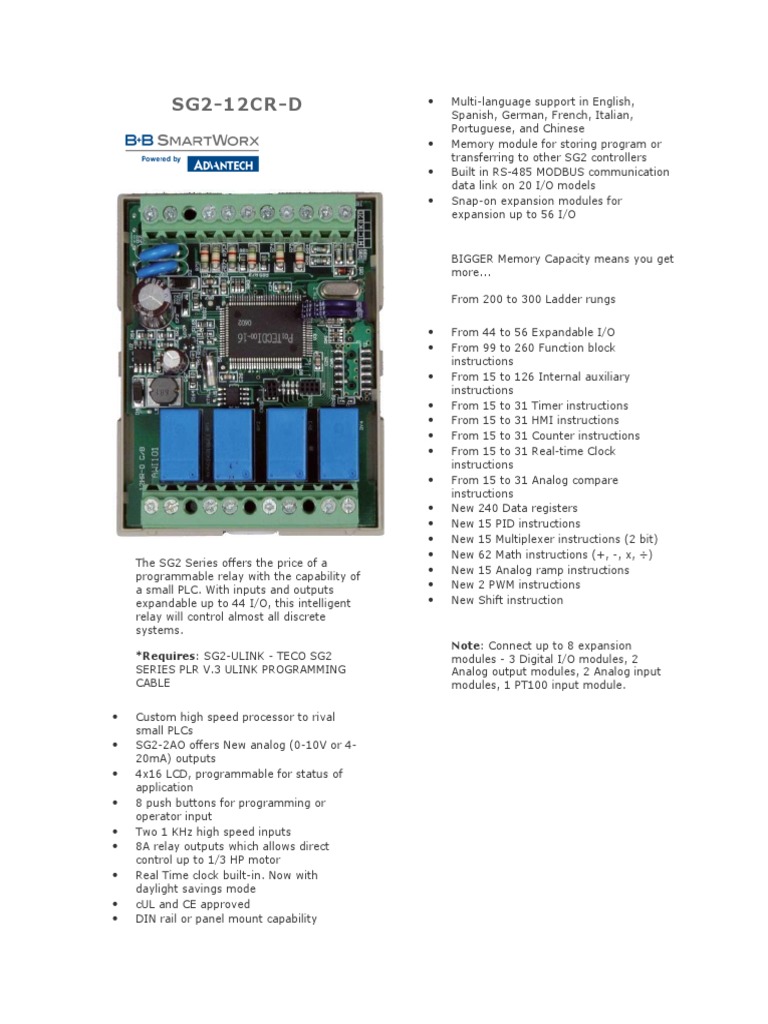Teco | PDF | Programmable Logic Controller | Manufactured Goods