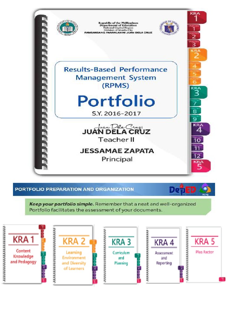 RPMS Portfolio Proficient Teacher Teacher I Iii | PDF | Lesson Plan ...