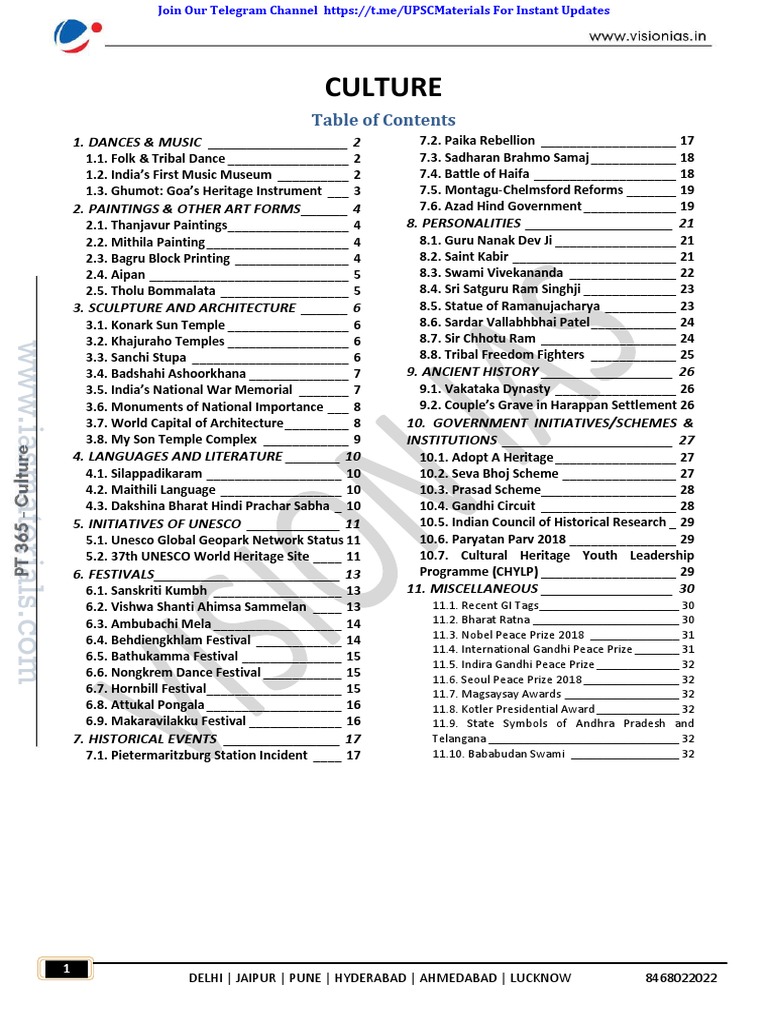 CCRT Indian Culture Notes | PDF | Puppetry | Sikhism
