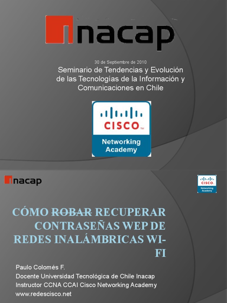 Wep Colomes | PDF | Cibercrimen | Transmisión de datos