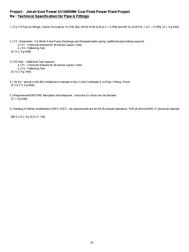 Project: Jimah East Power 2X1000MW Coal Fired Power Plant Project Re ...