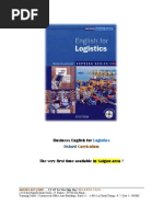 Logistics Vocabulary Guide | PDF | Logistics | Warehouse