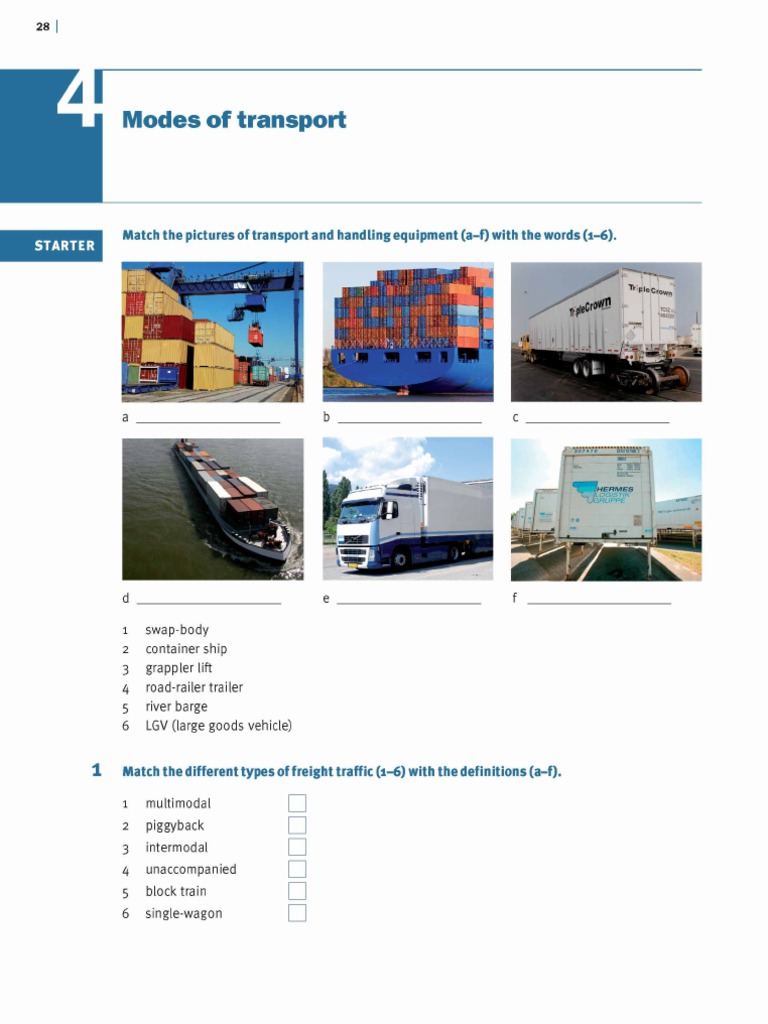 English For Logistics Sample Unit | PDF