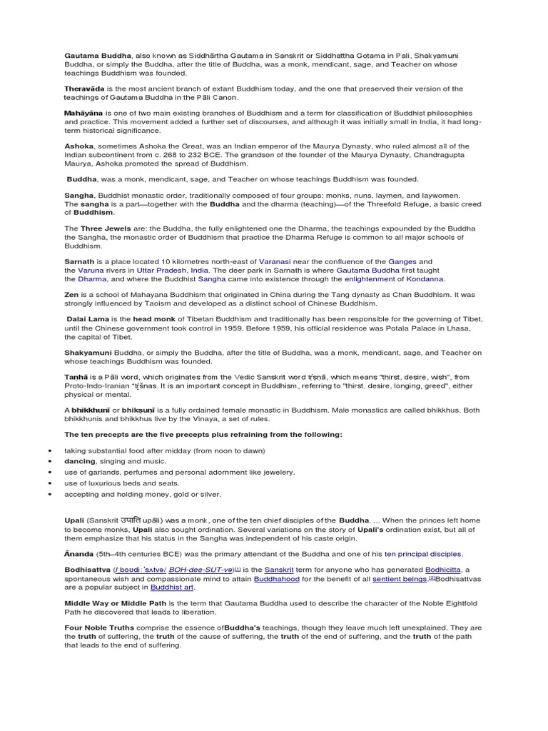 Buddhism Khryssss | PDF | Buddhist Texts | Gautama Buddha