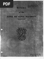 Ritual of Delta Sigma Theta PDF | PDF