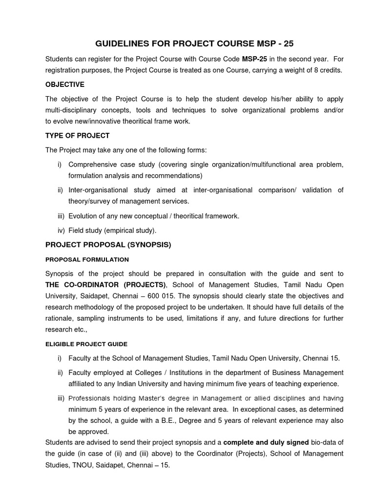 MBA Project Proposal 1 | PDF | Science
