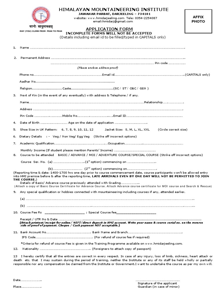 HMI Application Form | PDF | Payments | Services (Economics)