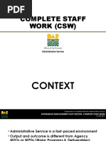 A Practical Guide To Completed Staff Work (CSW) | PDF