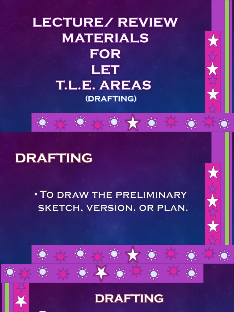Drafting Lesson Plan | PDF | Technical Drawing | Drawing