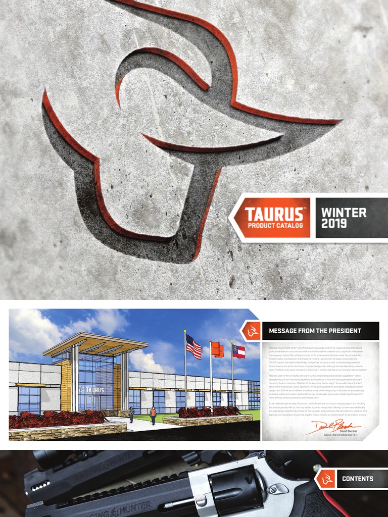 Taurus Product-Catalog Winter-2019 PDF | PDF | Revolver | Gun Barrel