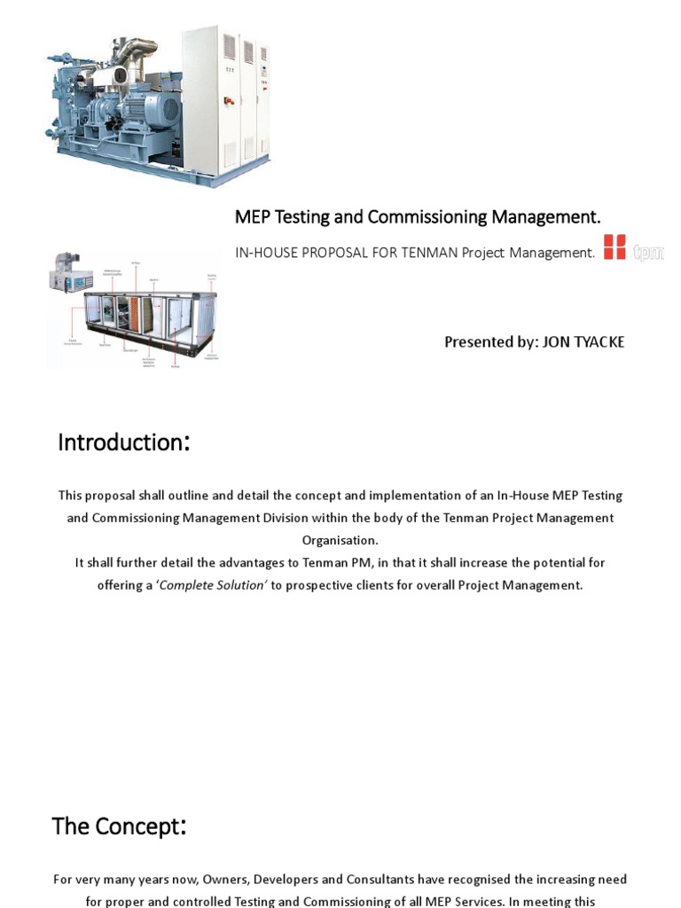 MEP Testing and Commissioning Management | PDF | Project Management ...