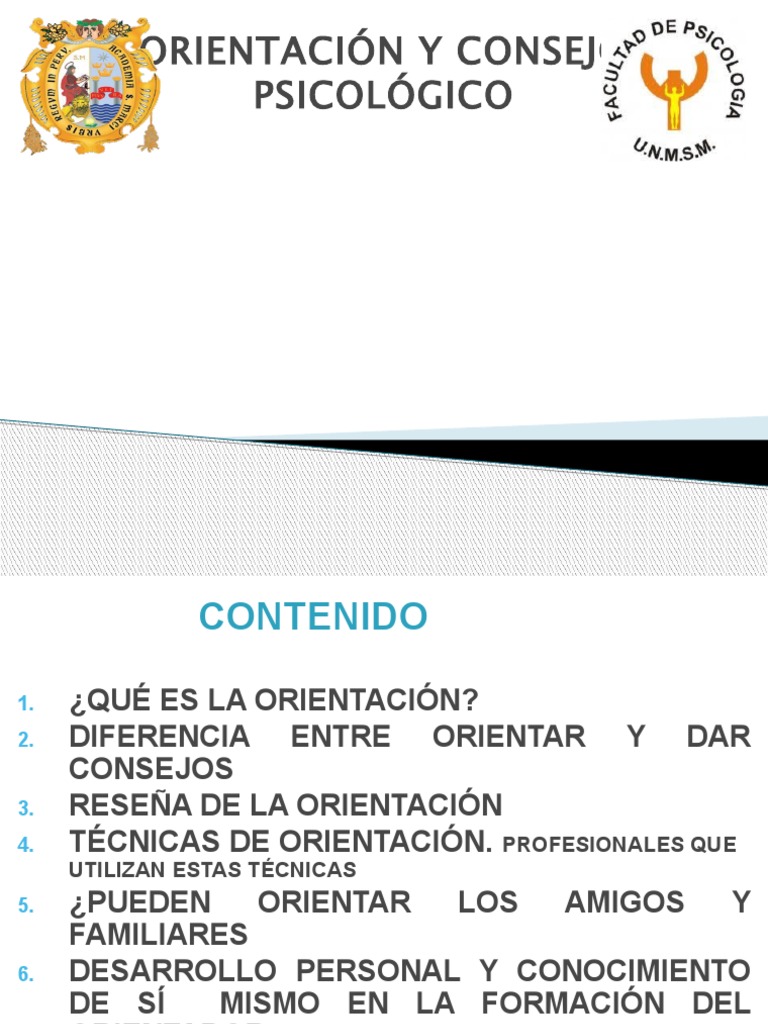 Orientación y Ayuda | PDF | Desarrollo personal | Sicología