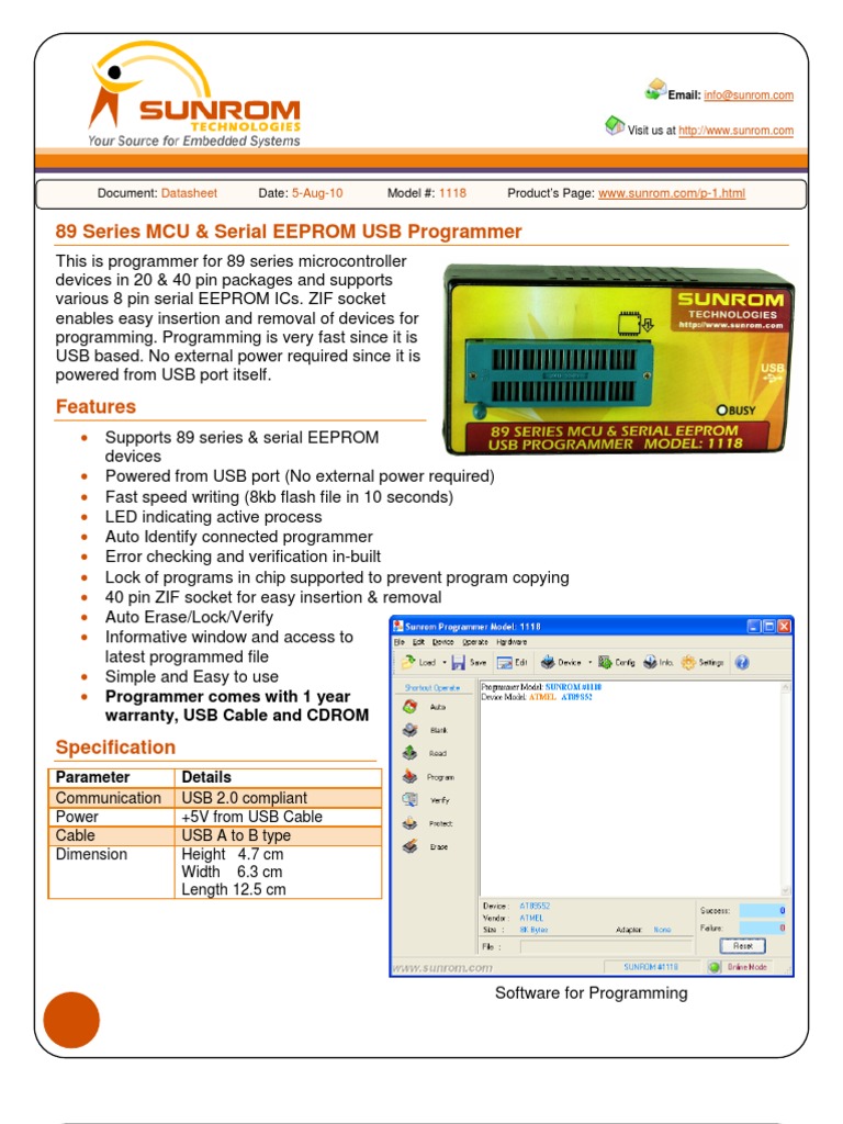 1118 Datasheet | PDF | Usb | Microcontroller