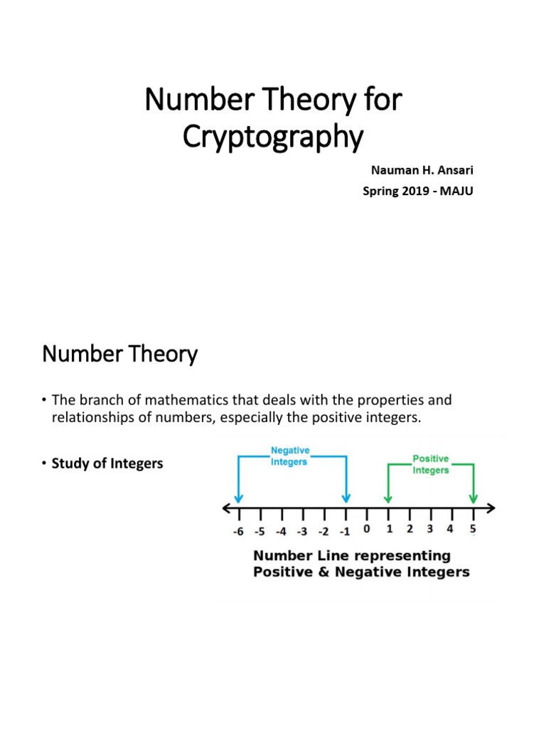 2 - Number Theory For Cryptography | PDF | Prime Number | Factorization