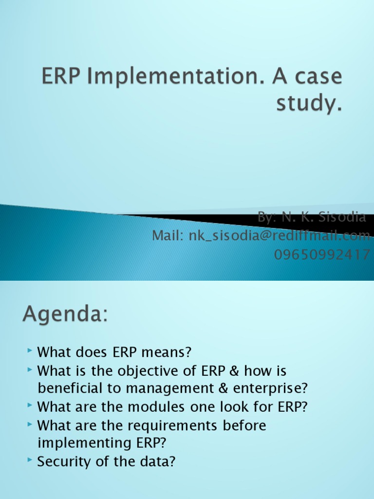 ERP Implementation | PDF | Enterprise Resource Planning | Information Management