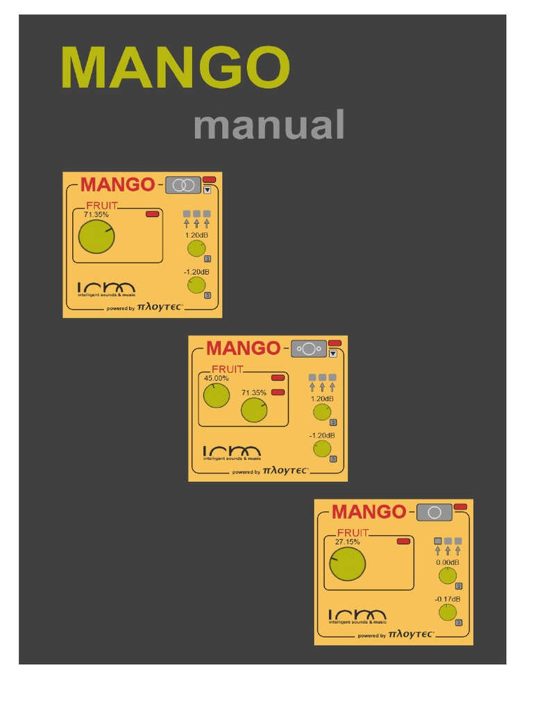 Mango User Manual | PDF | Parameter (Computer Programming) | Button (Computing)