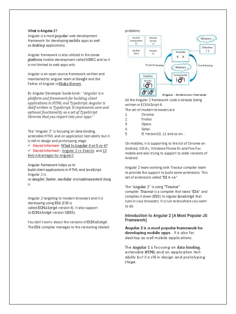 Angular 246 Basic | Download Free PDF | Java Script | Mobile App