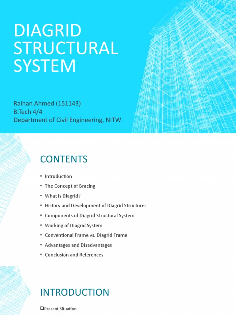 Diagrid Structural System | Beam (Structure) | Mechanical Engineering
