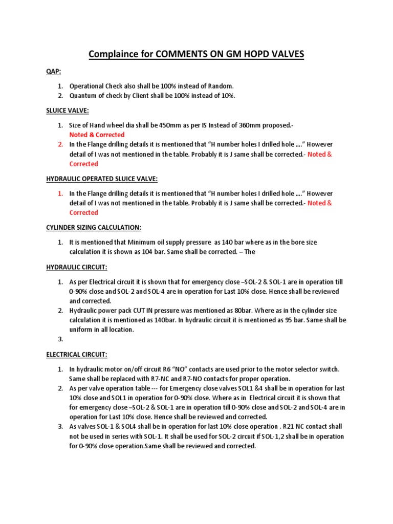 Comments On GM Valves | PDF | Valve | Hydraulics