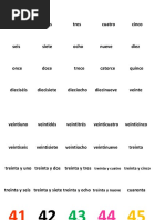 Números del 300 al 399 en letras | PDF