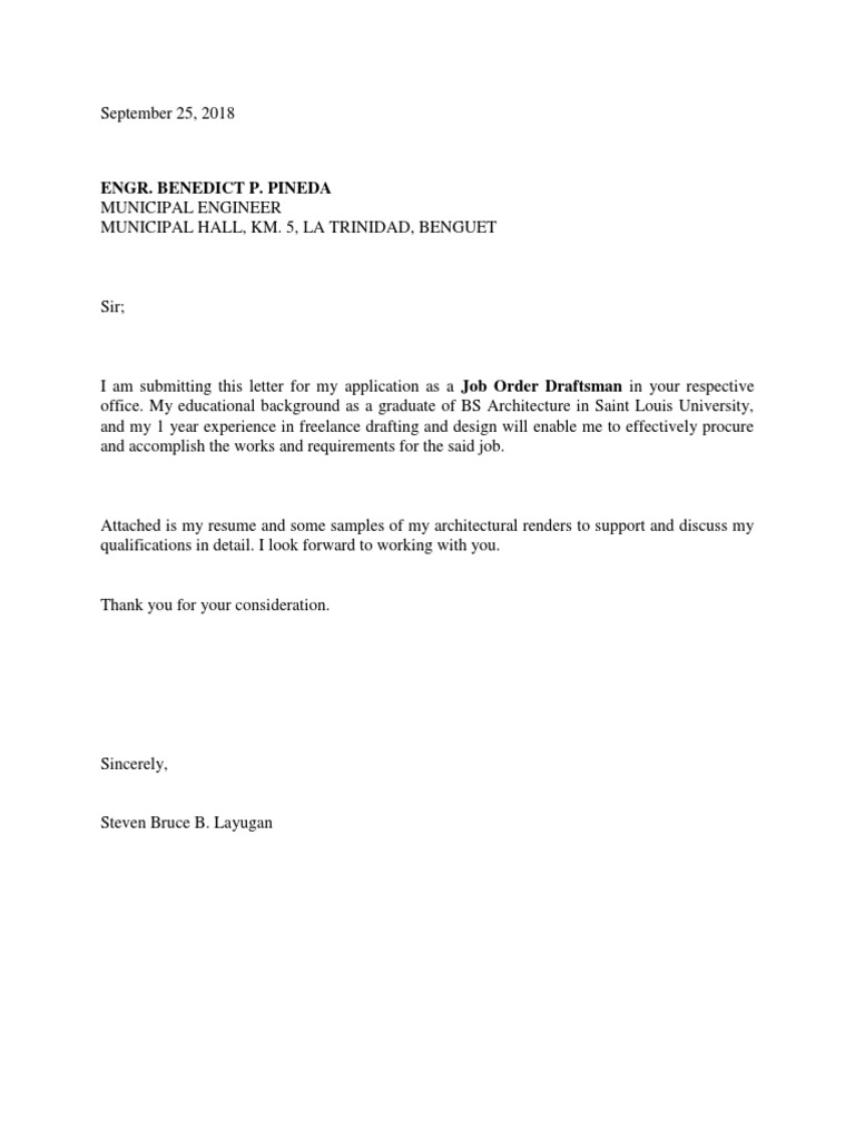 Job Letter | PDF