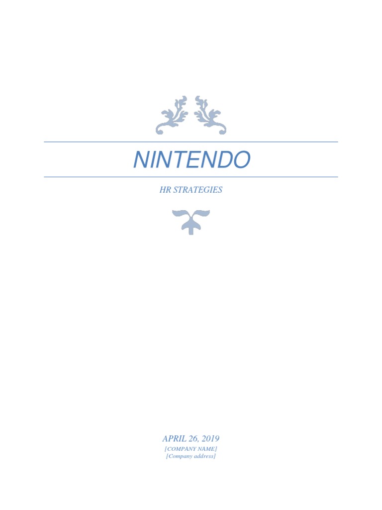 Nintendo: HR Strategies | PDF | Strategic Management | Human Resources