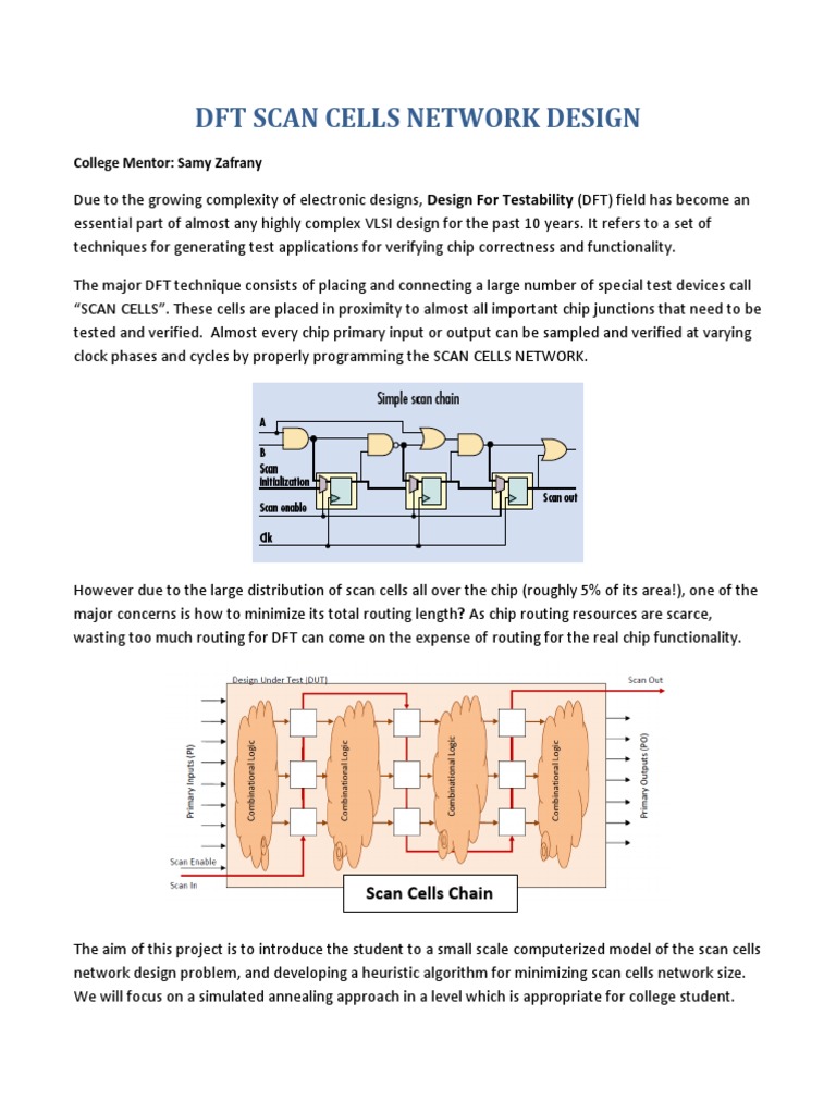 DFT Scan Cells Network Design | PDF | Discrete Fourier Transform ...