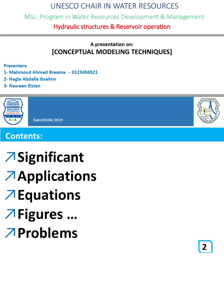 Hydraulic Structures & Reservoirs Operation - CH - 5 | PDF | Drainage ...