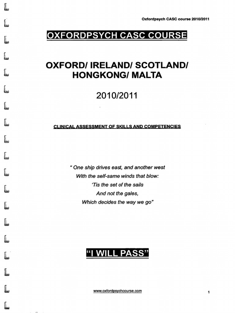 Oxford Casc Page 1-100 PDF | PDF