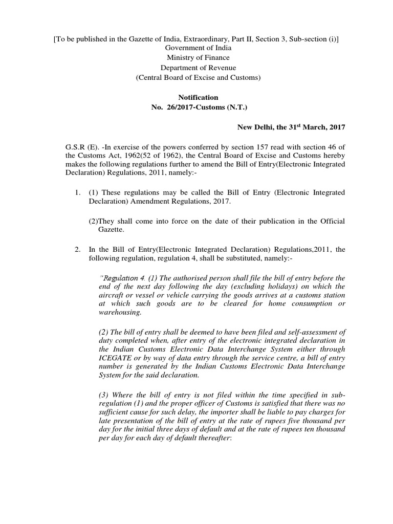 Import Gatt Declaration | PDF | Customs | Social Institutions