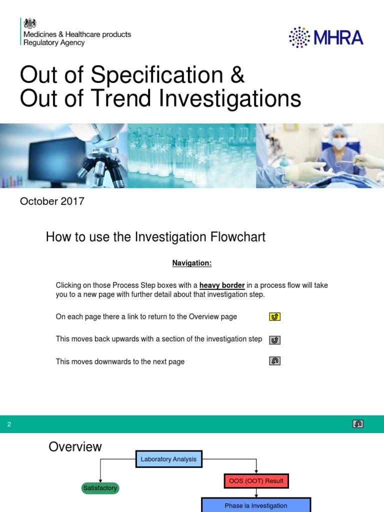 Out of Specification & Out of Trend Investigations: October 2017 | PDF ...