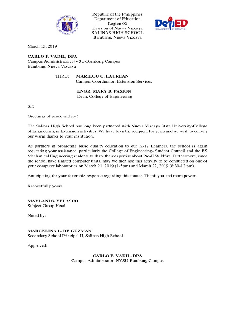 Request for Engineering Workshop Support | PDF