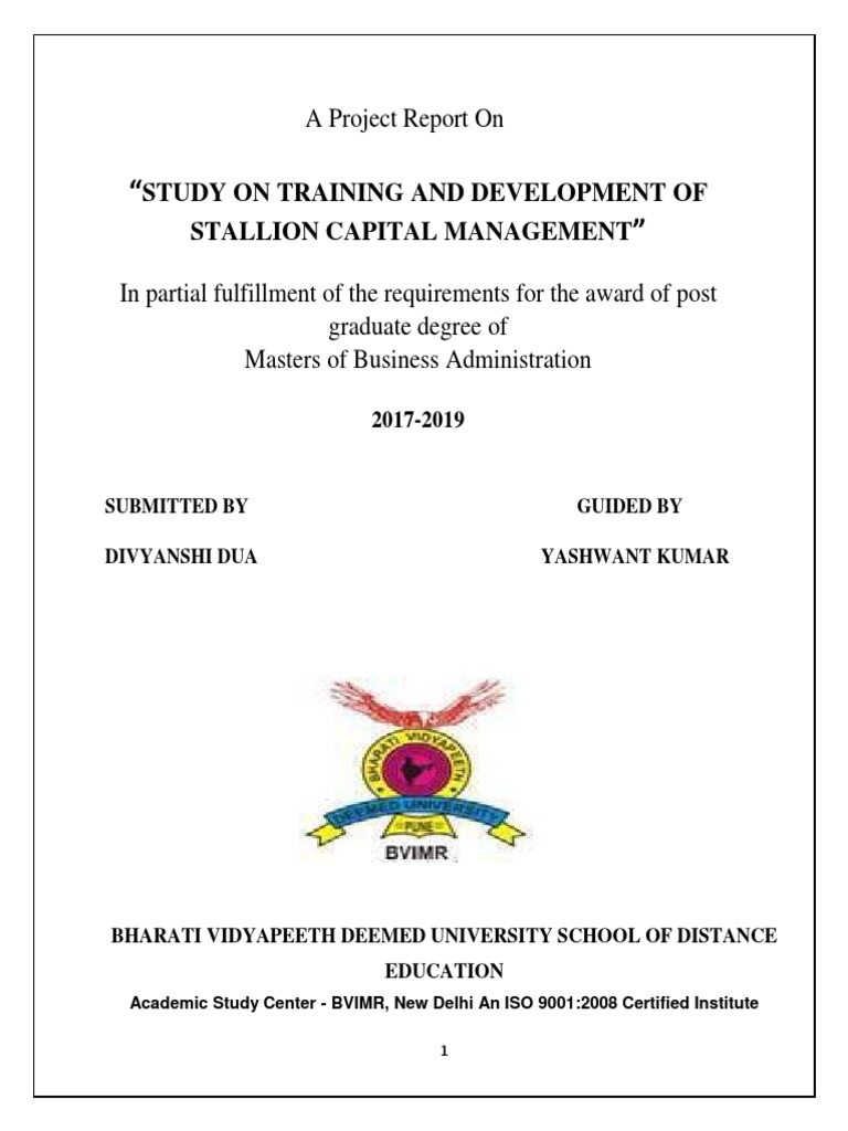 Divyanshi Project Report HR | PDF | Employment | Sampling (Statistics)