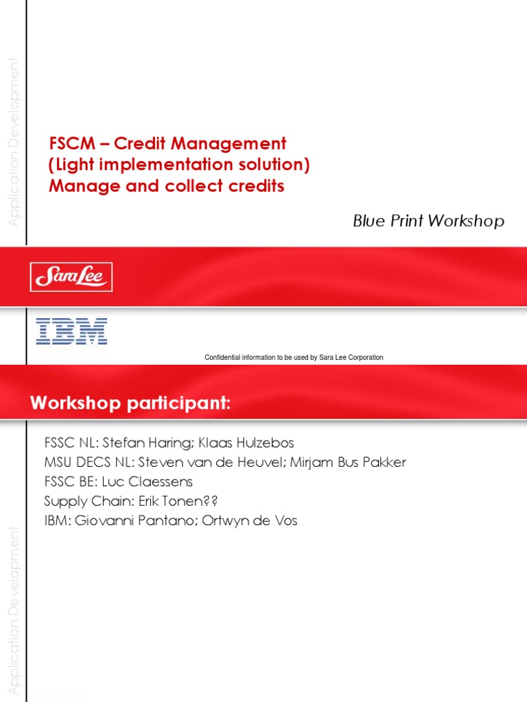 FSCM - Credit Management (Light Implementation Solution) Manage and ...