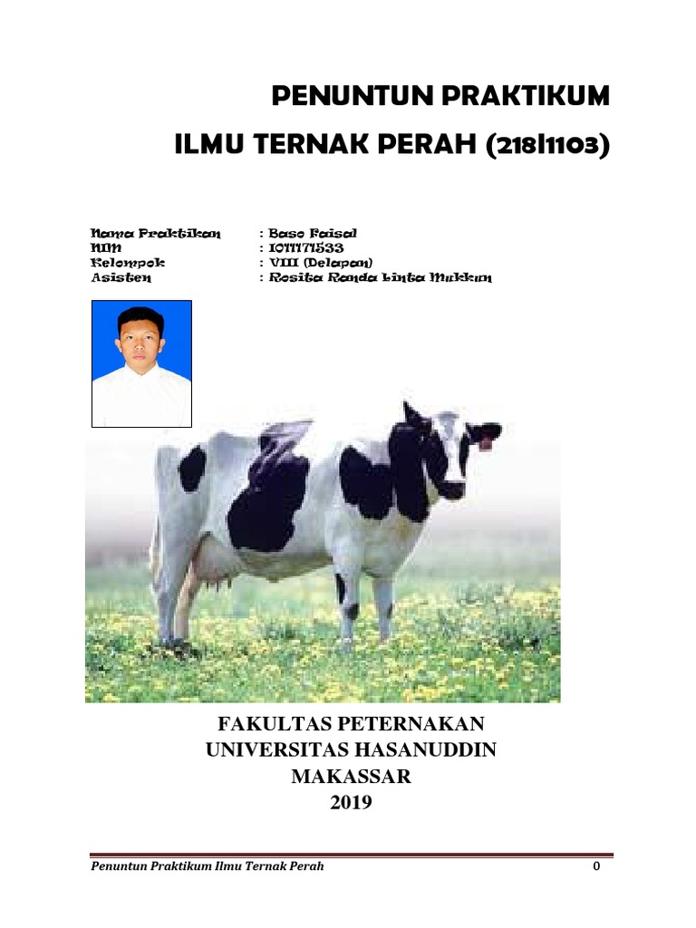 Penuntun Praktikum Ilmu Ternak Perah | PDF