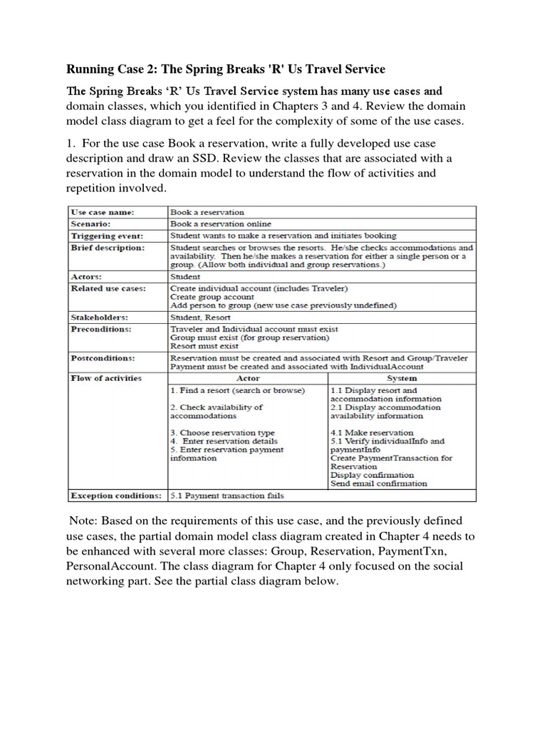 SAD Chapter 5 Running Case 2 | PDF