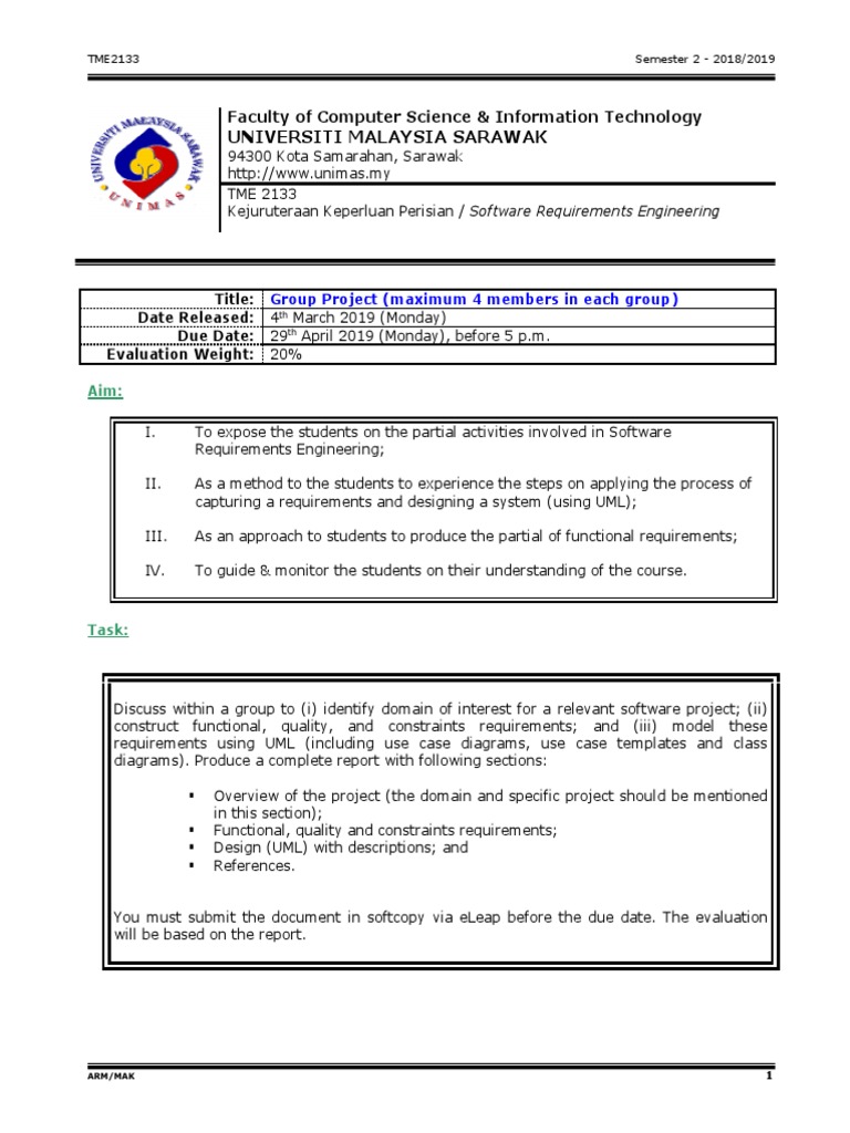 System Requirements Specification Example | PDF | Use Case | Unified ...