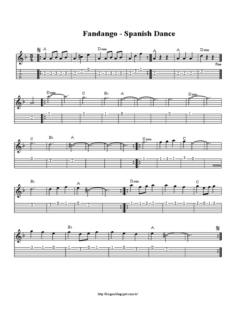 Fandango | PDF | Spanish Folk Music | Dances